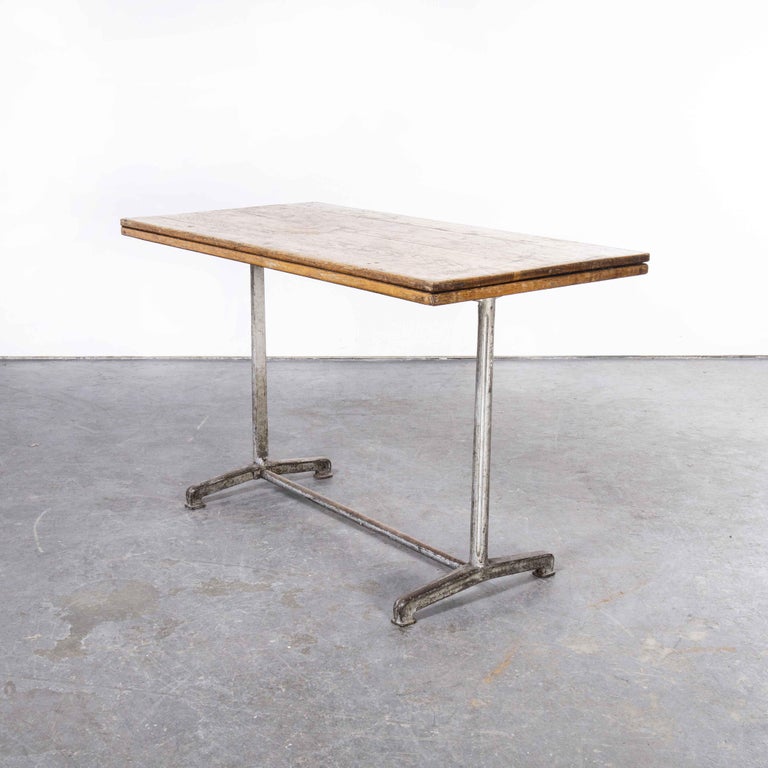 1930's Original Cast Base Fischel Bistro Dining Table '1486.3' For Sale ...