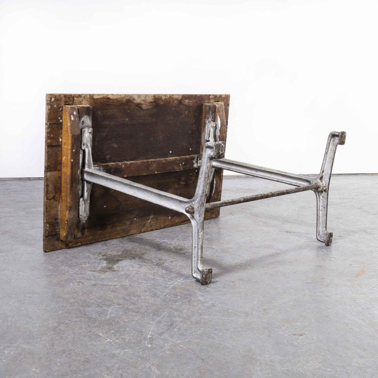 1930's Original Cast Base Fischel Bistro Dining Table '1486.5' For Sale ...