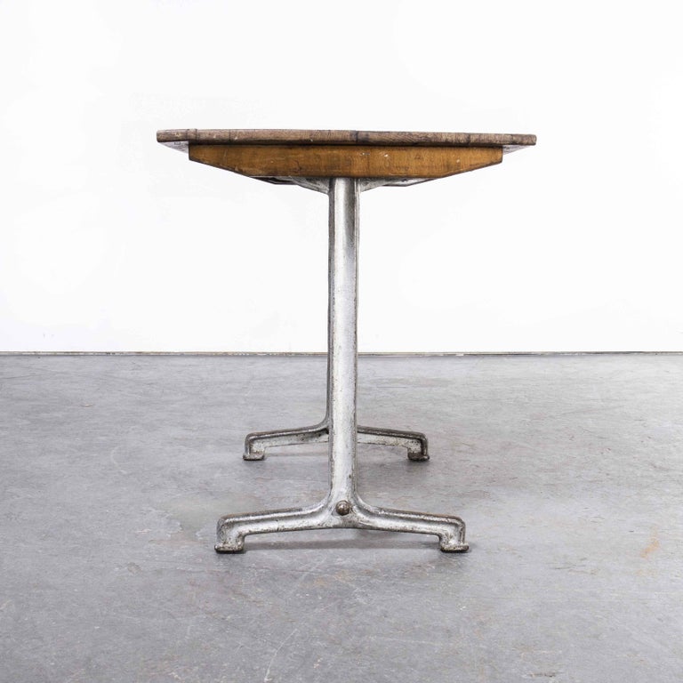 1930's Original Cast Base Fischel Bistro Dining Table '1486.5' For Sale ...