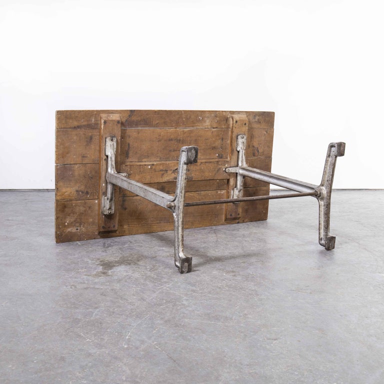 1930's Original Cast Base Fischel Bistro Dining Table '1486.6' For Sale ...