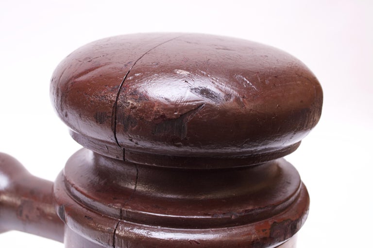 1930s Oversized Folk Art Wooden Gavel For Sale at 1stDibs | oversized gavel