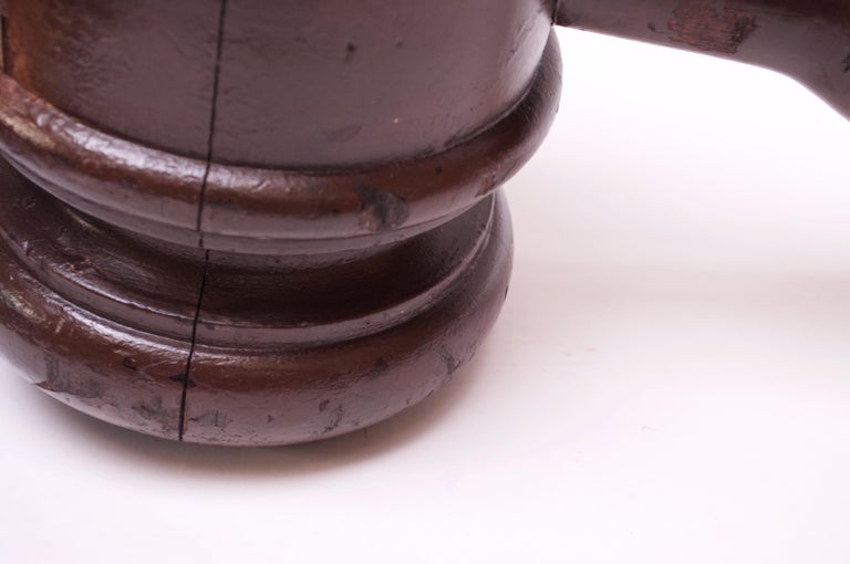 1930s Oversized Folk Art Wooden Gavel For Sale at 1stDibs | oversized gavel