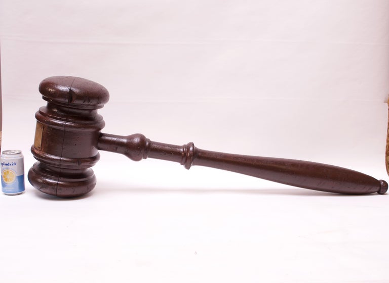 1930s Oversized Folk Art Wooden Gavel For Sale at 1stDibs | oversized gavel