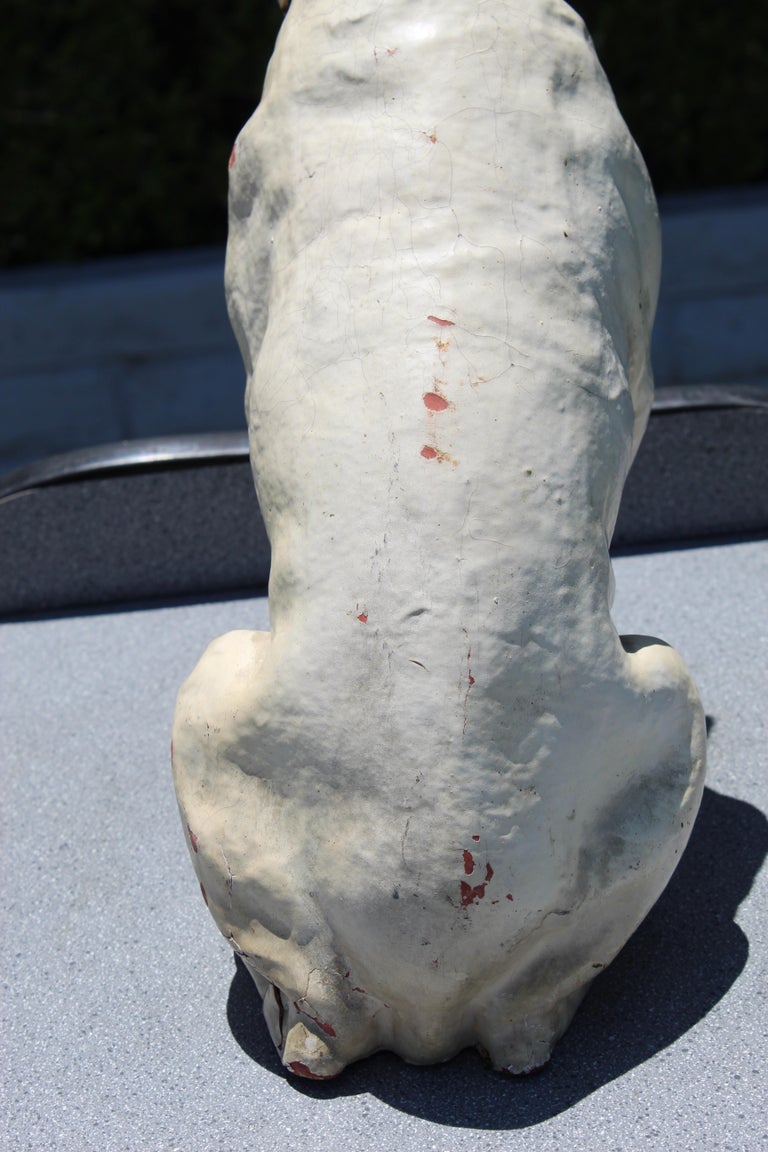 1930s RCA Nipper Dog Statue in Original Condition at 1stDibs