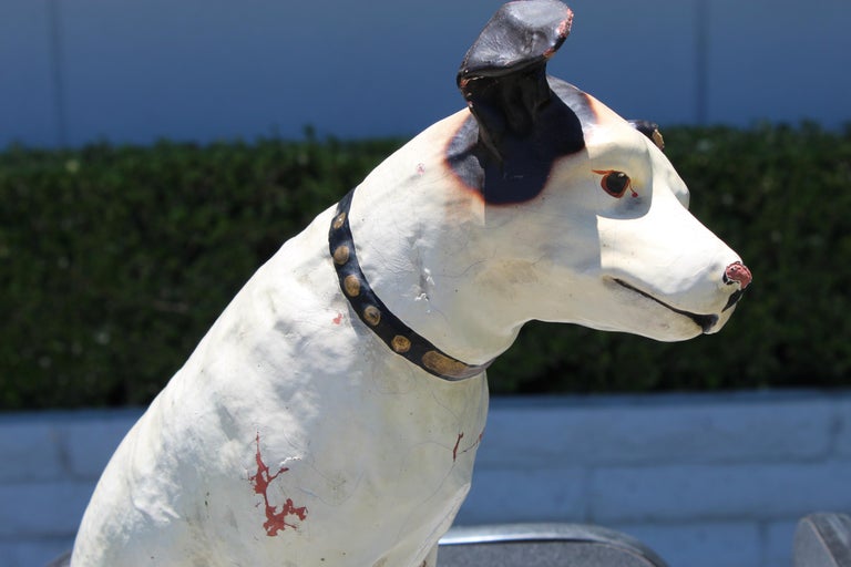1930s RCA Nipper Dog Statue in Original Condition at 1stDibs | original ...