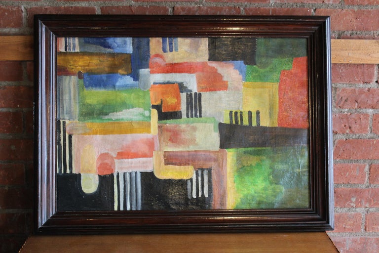 1930s Russian Constructivist Abstract Painting For Sale at 1stDibs