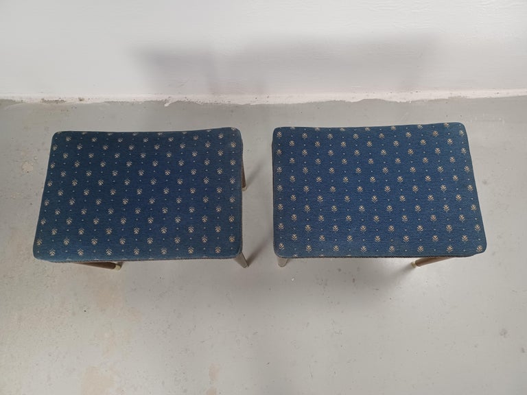 1930's Set of Two Restored Danish Robert Rasmussen Art Deco Stools For ...