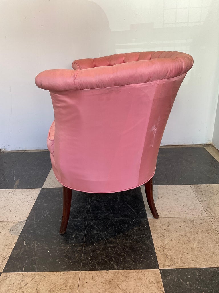 1930s Small High Back Settee for One Person For Sale at 1stDibs