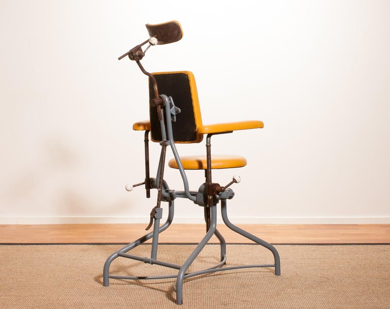 1930s, Steel Medical Chair For Sale at 1stDibs