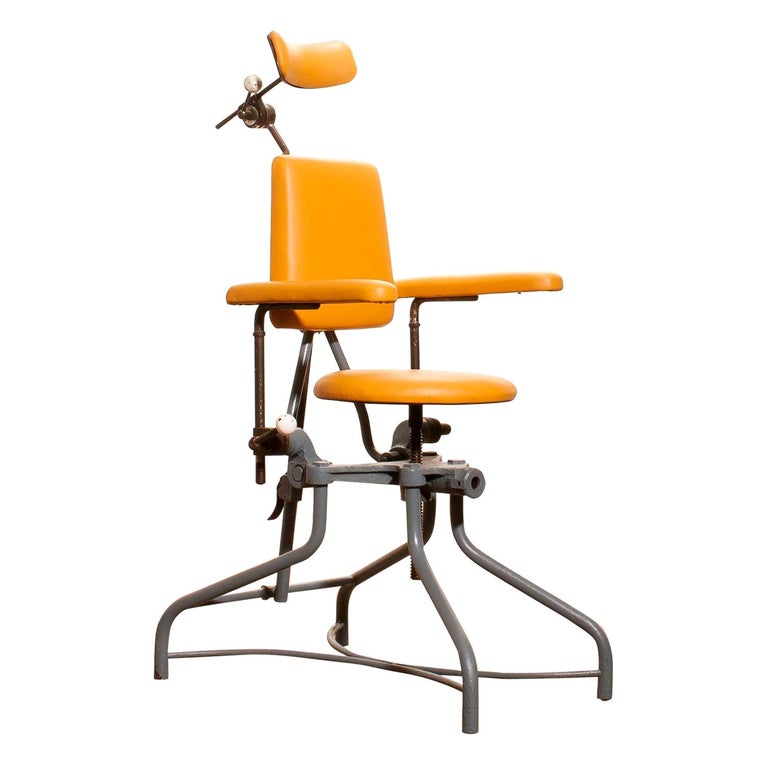1930s, Steel Medical Chair For Sale at 1stDibs