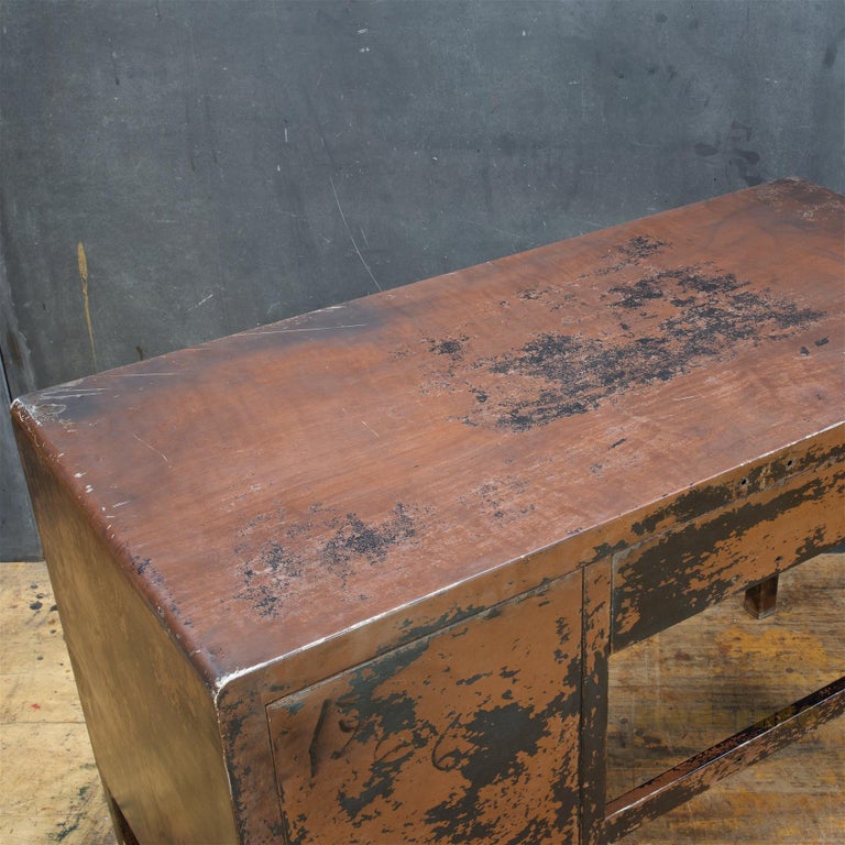1930s Steel Waterfall Desk by Norman Bel Geddes Salvaged Vintage ...