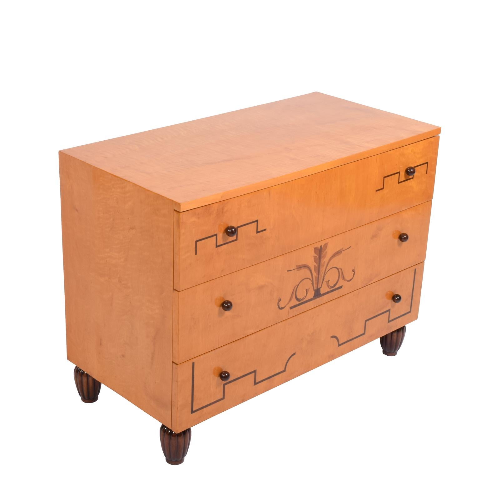 1930's Swedish Grace Chest of drawers at 1stDibs