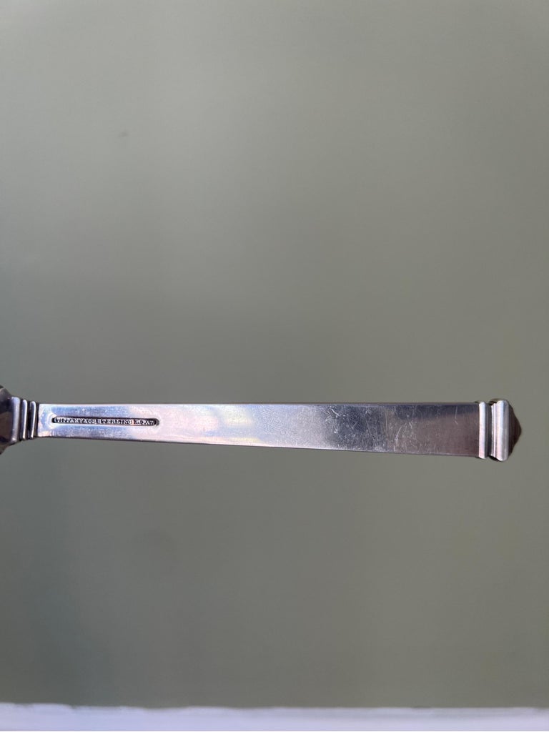 1930s Tiffany and Co Hampton Pattern Bone Marrow Spoon For Sale at 1stDibs