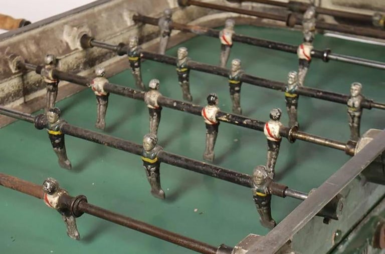 1930s Vintage Cast Metal Foosball Table at 1stDibs | antique foosball ...