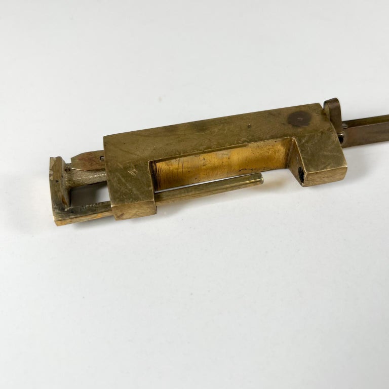 1930s Vintage Heavy Duty Brass Lock Chinese For Sale at 1stDibs