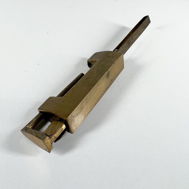 1930s Vintage Heavy Duty Brass Lock Chinese For Sale at 1stDibs