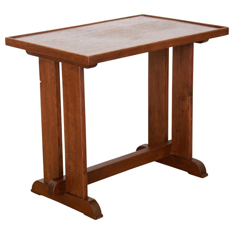 1930s Wood Side Table at 1stDibs
