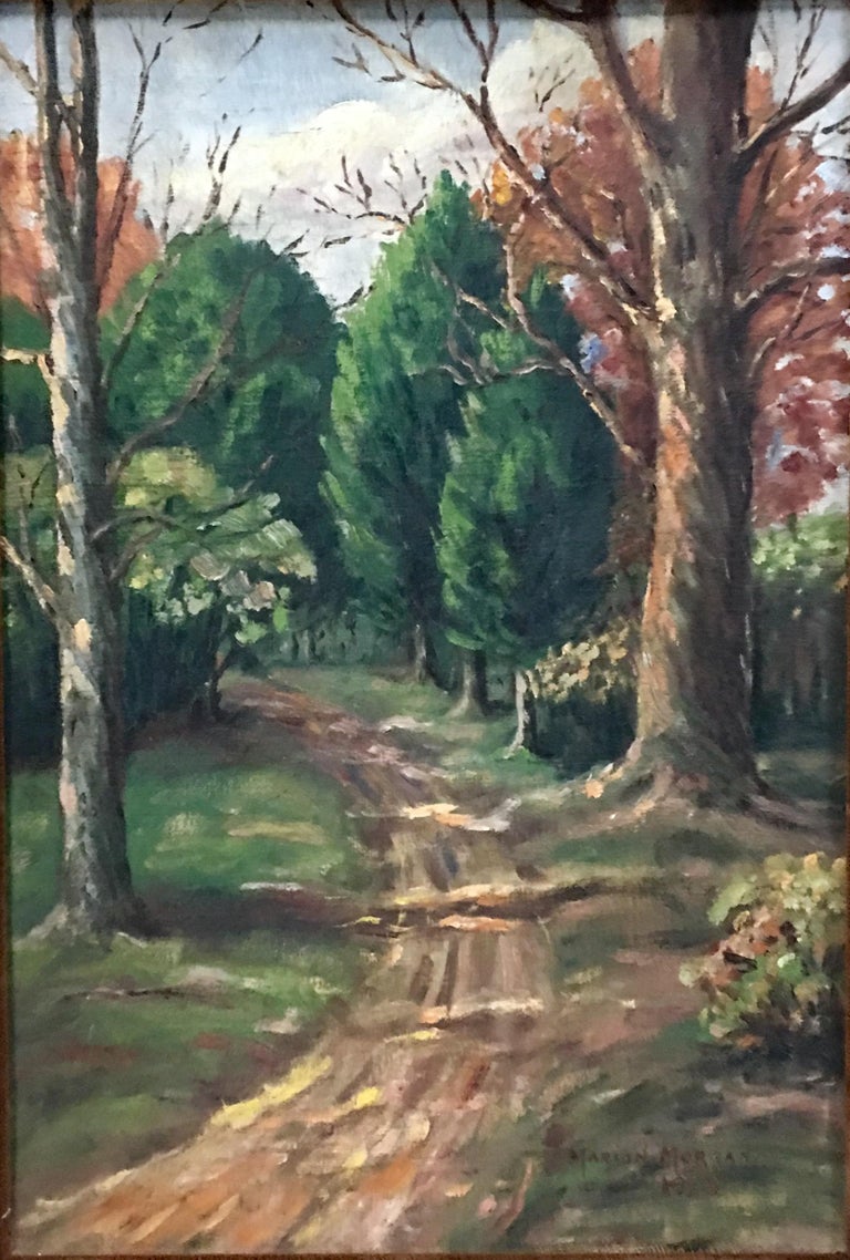 1932 Original Oil on Canvas Painting by, Marion Morgan For Sale at 1stDibs