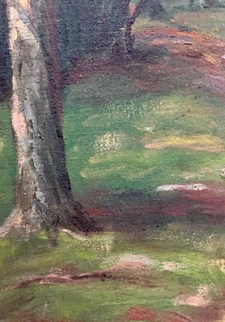 1932 Original Oil on Canvas Painting by, Marion Morgan For Sale at 1stDibs