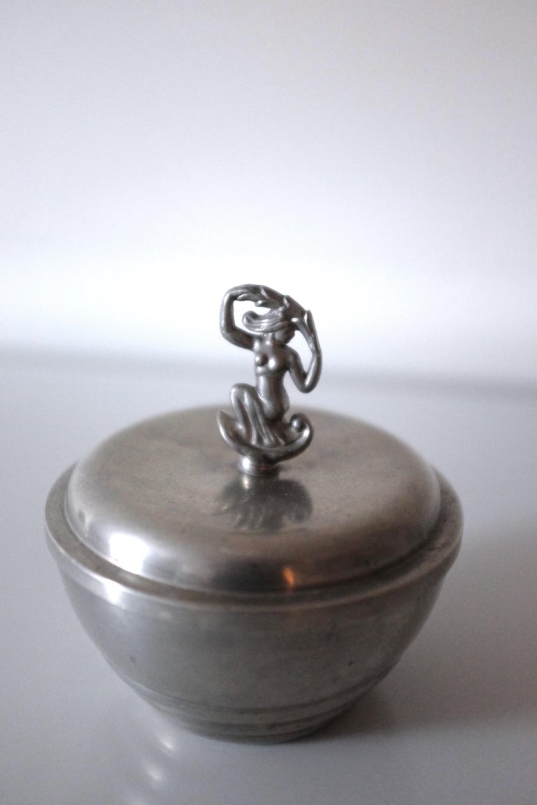 1932 Pewter Jar from C.G. Hallberg For Sale at 1stDibs