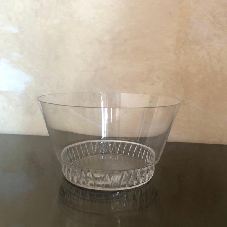 1932 René Lalique Set of 12 Glass Bourgueil Hand Bowls, Art Deco Bowls ...