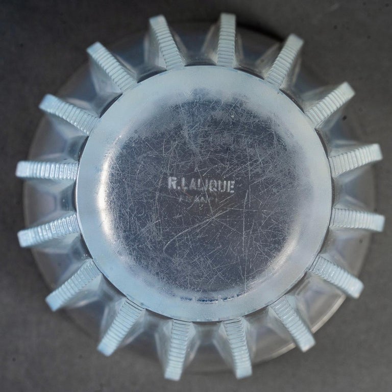 1933 René Lalique, Art Deco Vase Chamonix Opalescent Glass For Sale at ...