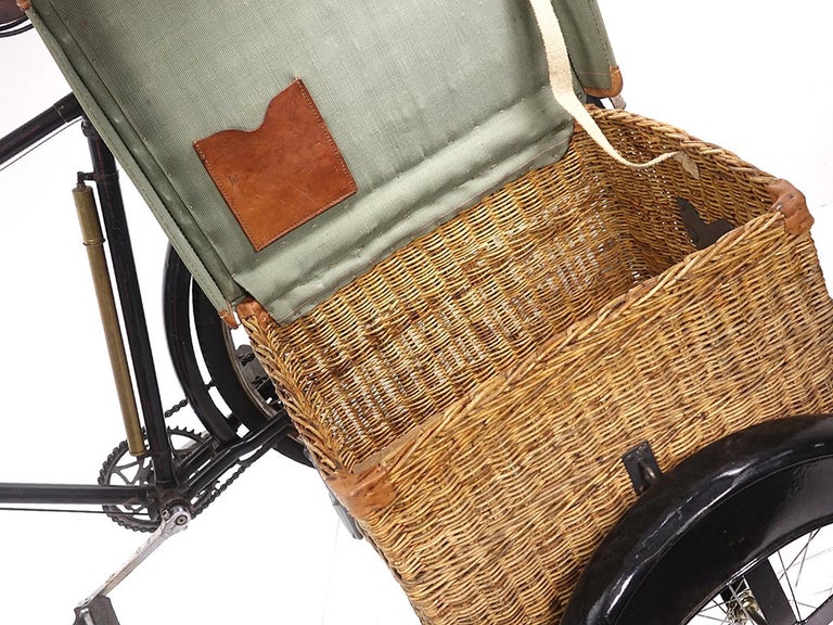 1933 Wicker Basket Sidecar Picnic Bicycle at 1stDibs | sidecar for ...