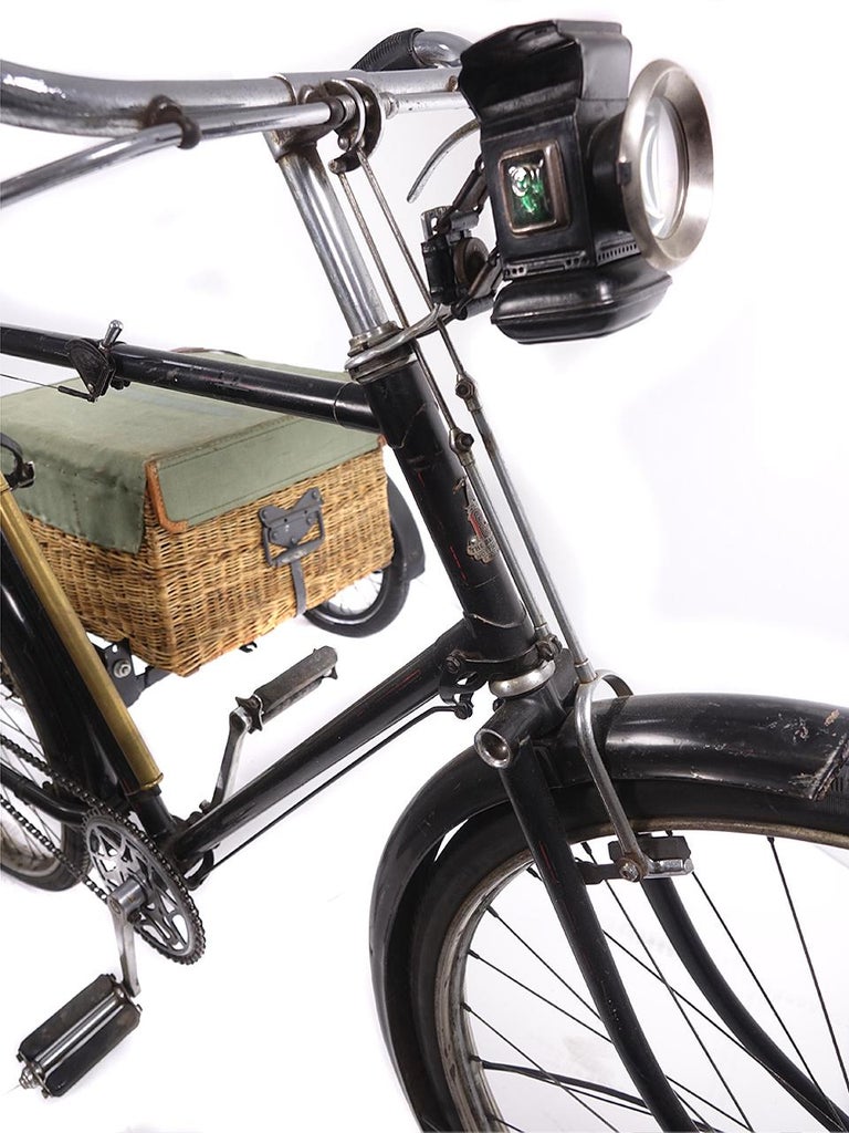 1933 Wicker Basket Sidecar Picnic Bicycle at 1stDibs | sidecar for ...