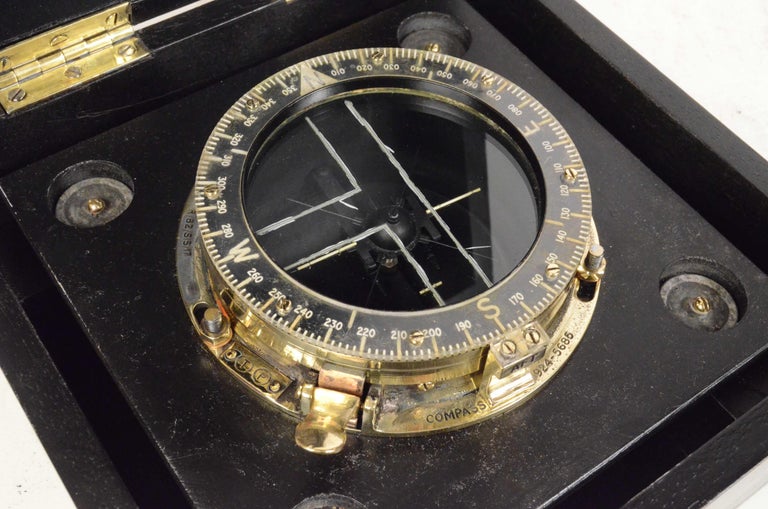 1935s Brass Aviation Compass Used forBoeing B-17 Flyin Fortress ...