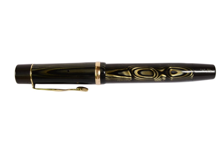 1935s Montblanc Meisterstuck 126PL Platinum Lined Antique Fountain Pen Gold Nib For Sale at 1stDibs