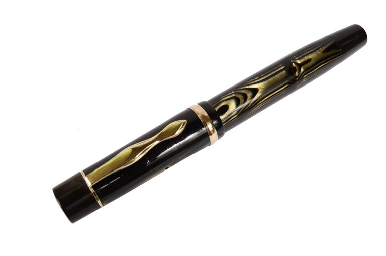 1935s Montblanc Meisterstuck 126PL Platinum Lined Antique Fountain Pen Gold Nib For Sale at 1stDibs