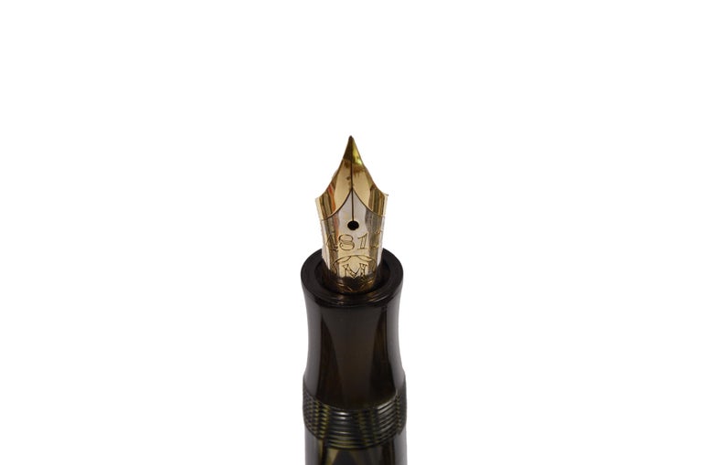 1935s Montblanc Meisterstuck 126PL Platinum Lined Antique Fountain Pen Gold Nib For Sale at 1stDibs