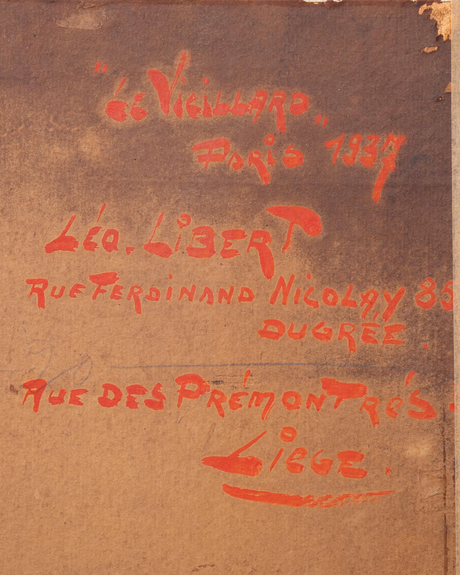 1937 Parisian Signed Oil On Canvas Portrait In Gilded Wood Frame For ...