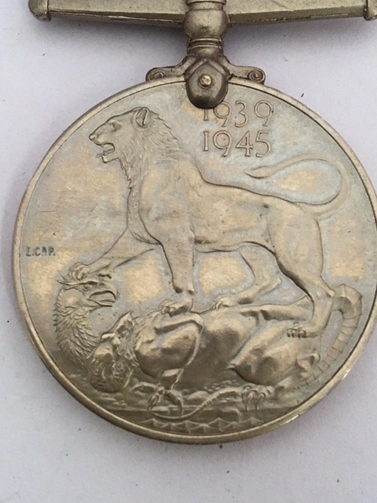 1939-1945 GEORGIVS VI D G. BR : OMN. REX ET INDIAE IMP WWII MEDAL ...