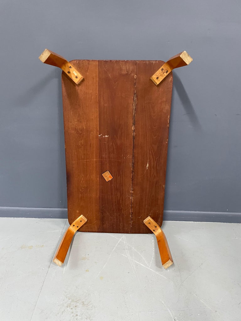 Alvar Aalto for Artek Rectangle Coffee Table 1939 World's Fair Finnish ...