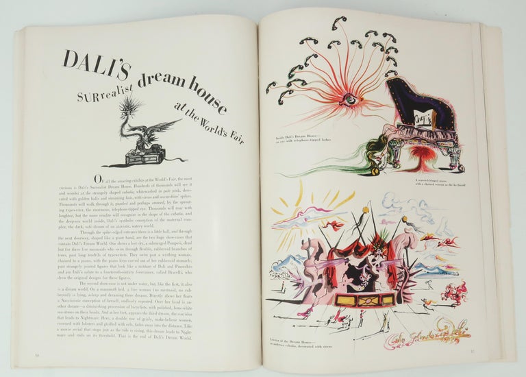 1939 Vogue Magazine With Salvador Dali Cover Art at 1stDibs | salvador ...