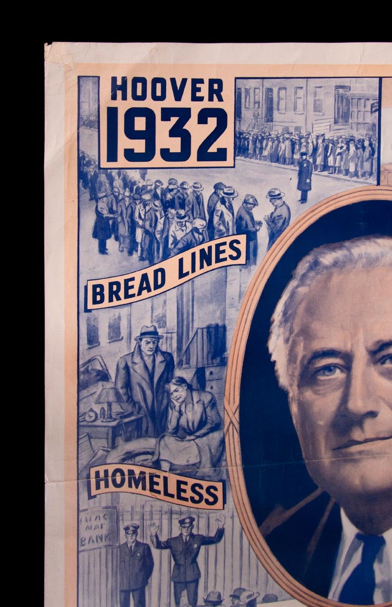 1940 Presidential Campaign Poster for FDR at 1stDibs | fdr campaign ...