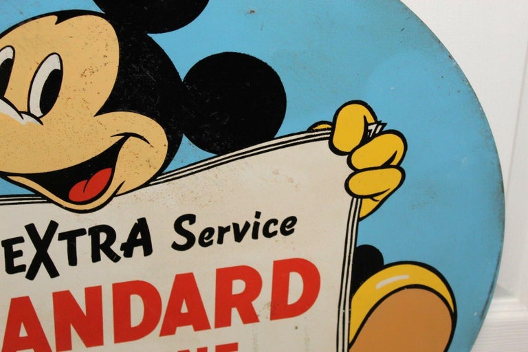 1940 Standard Gasoline Advertising with Disney's Mickey Mouse For Sale ...