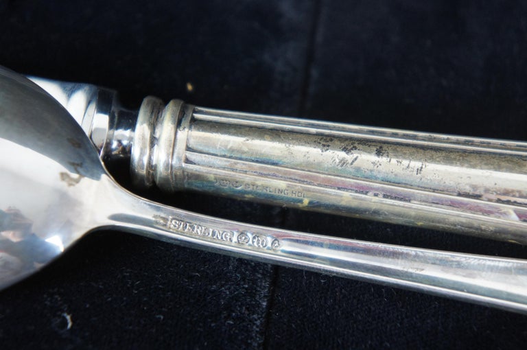 1940 Watson Windsor Manor Sterling Silver .925 Flatware Silverware Set ...