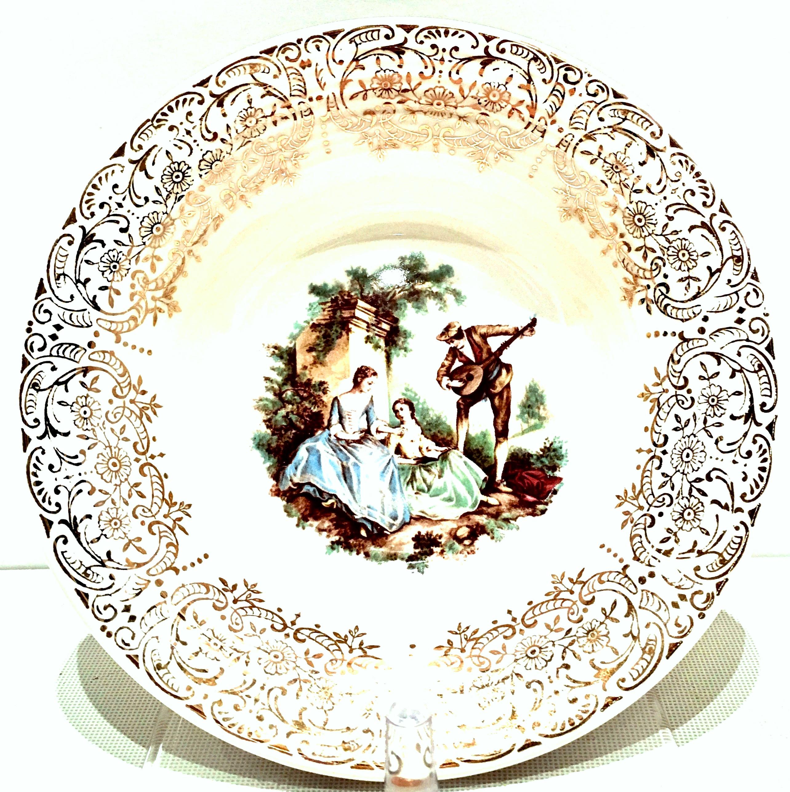 1940'S 22-Karat Gold American Limoges "China D'Or", S/18 For Sale at ...