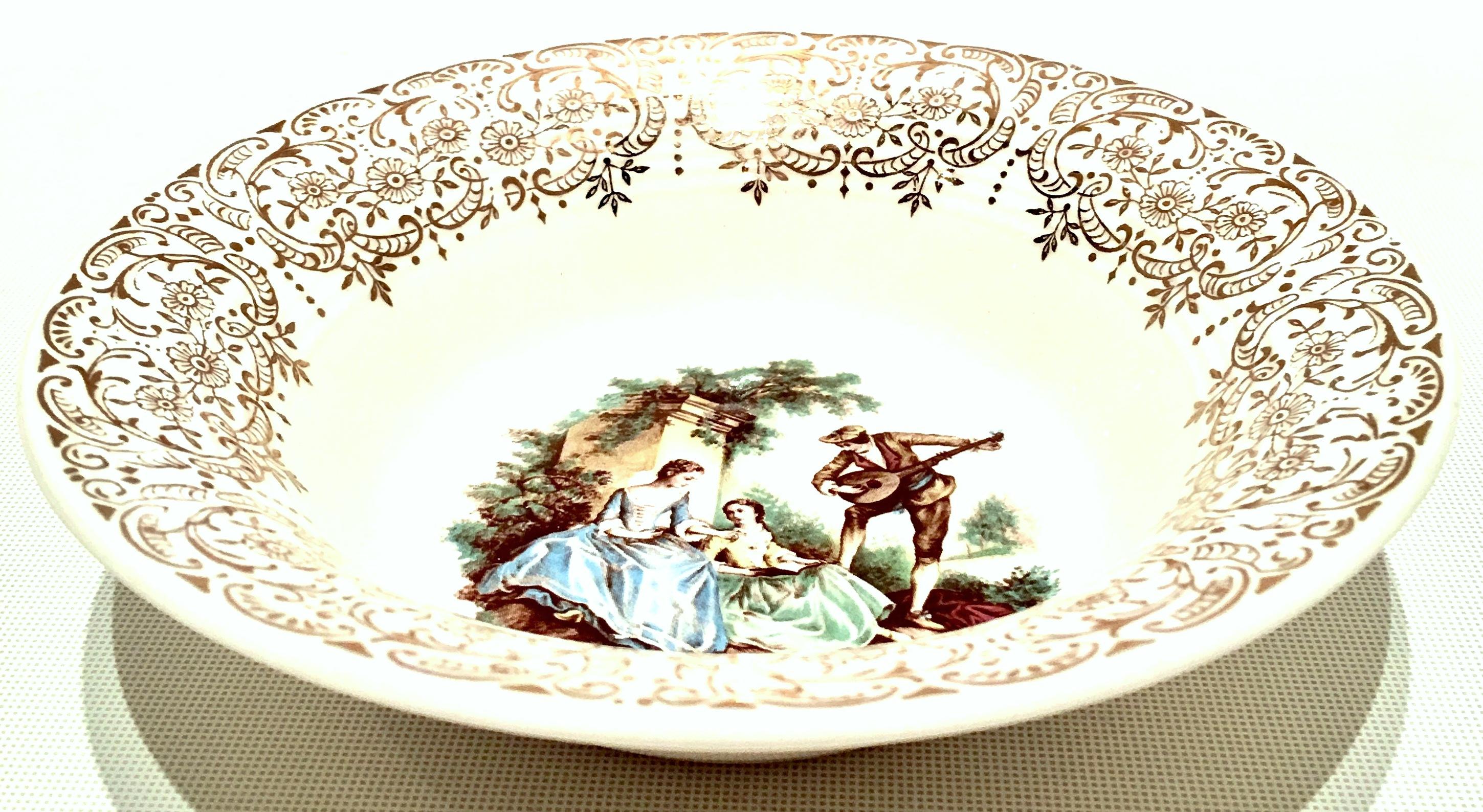 1940'S 22-Karat Gold American Limoges "China D'Or", S/18 For Sale at ...