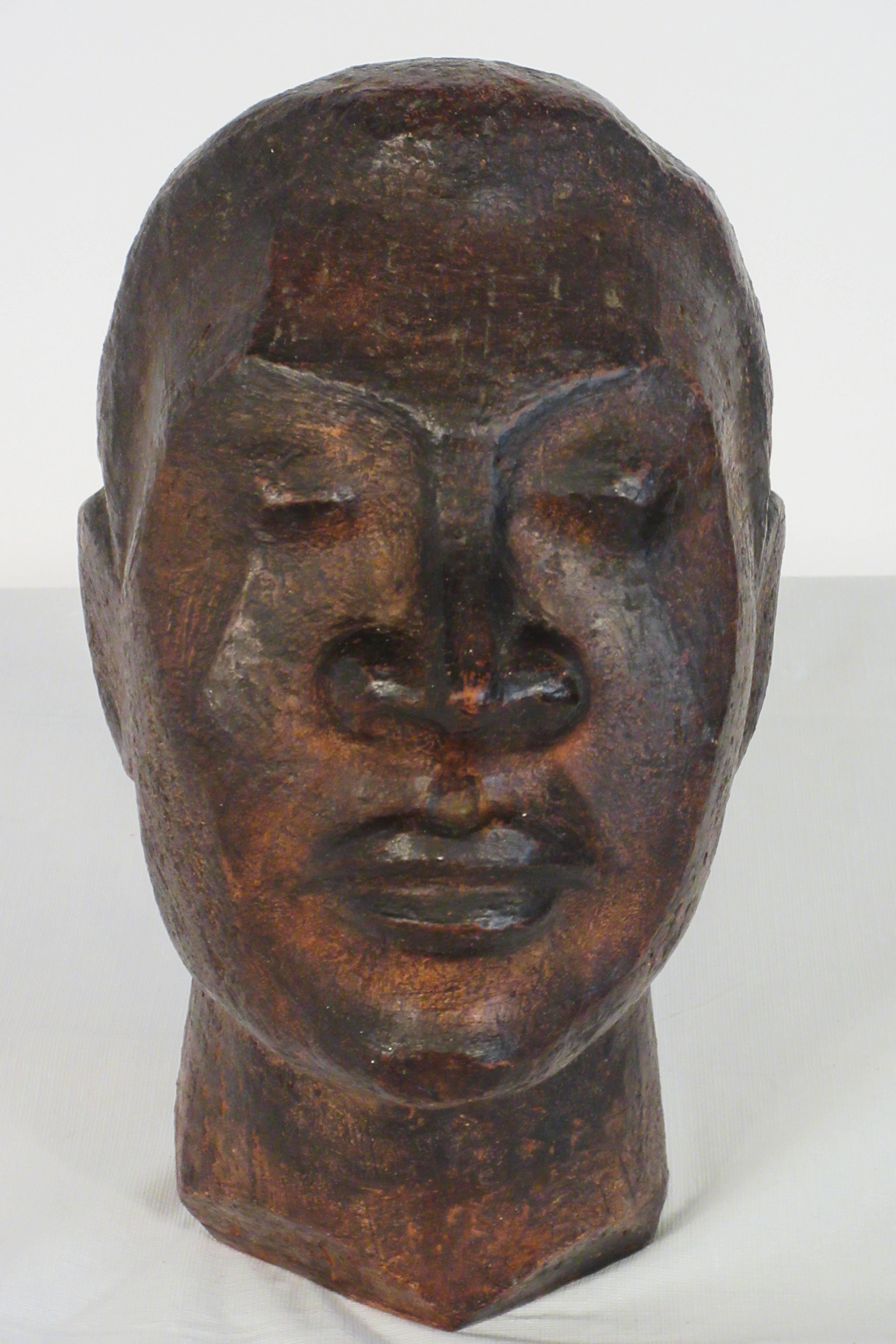 1940s African Bust of Male at 1stDibs | african busts, african bust ...