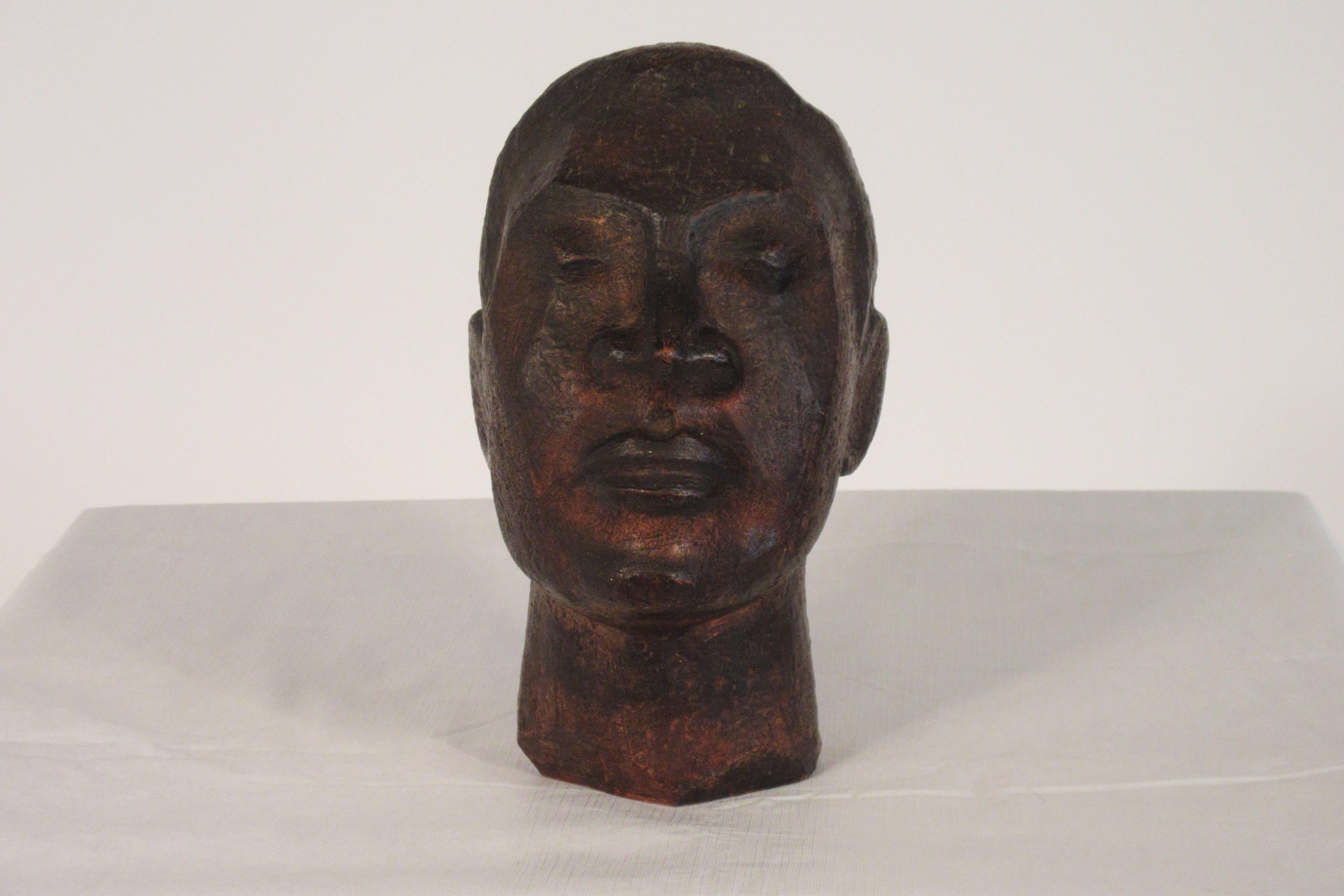 1940s African Bust of Male at 1stDibs | african busts, african bust ...
