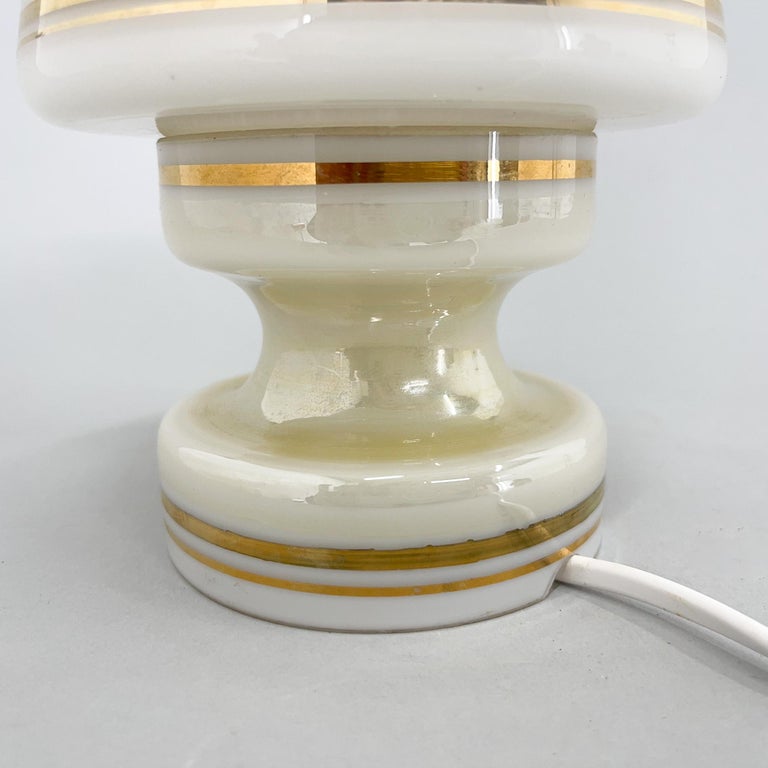 1940's All-Glass Small Table or Bedside Lamp For Sale at 1stDibs