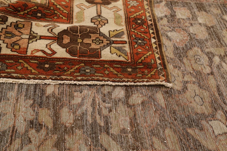 1940s Antique Persian Rug Bakhtiar Design with ‘Tree of Life’ Floral ...