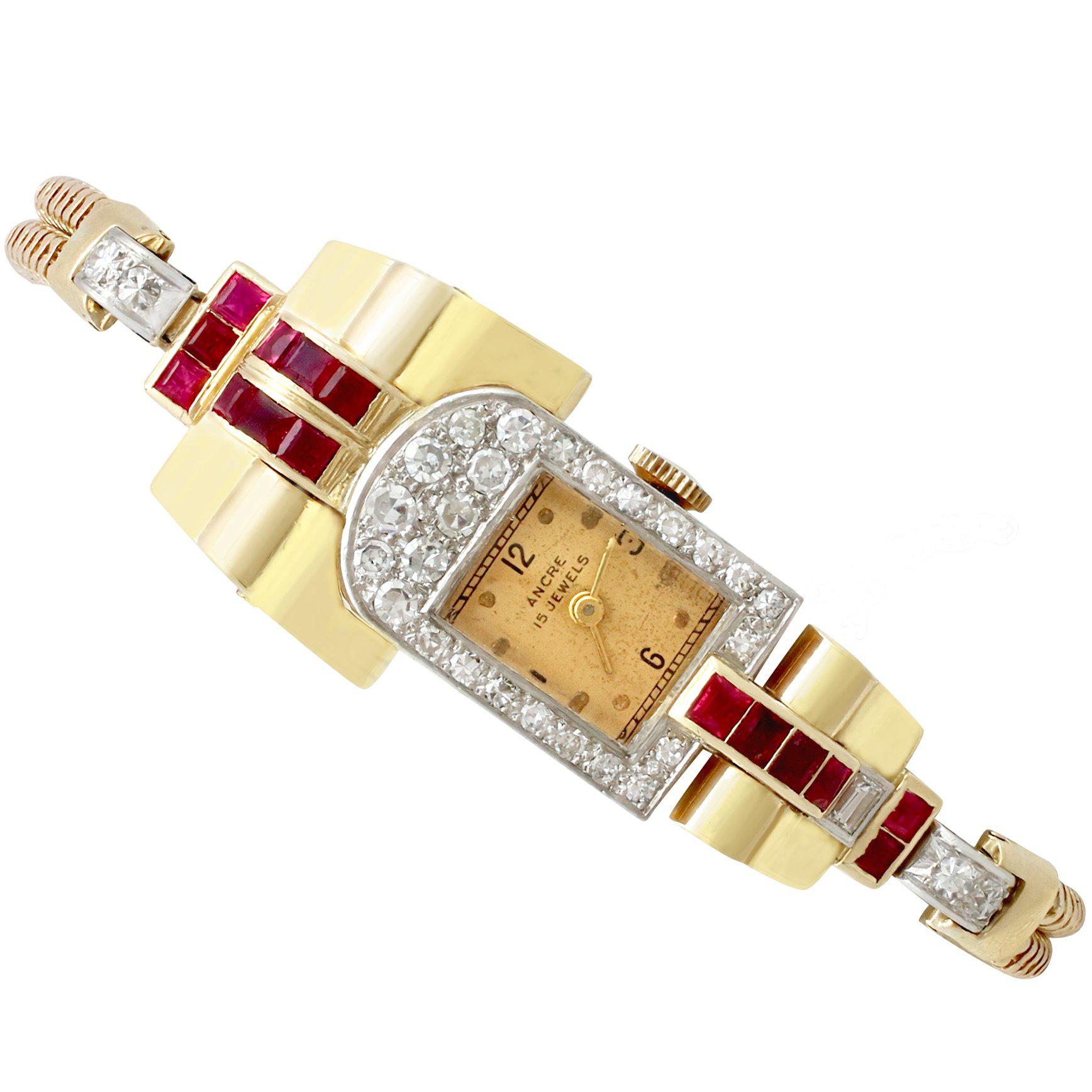 Antique Ruby Wrist Watches - 89 For Sale at 1stdibs
