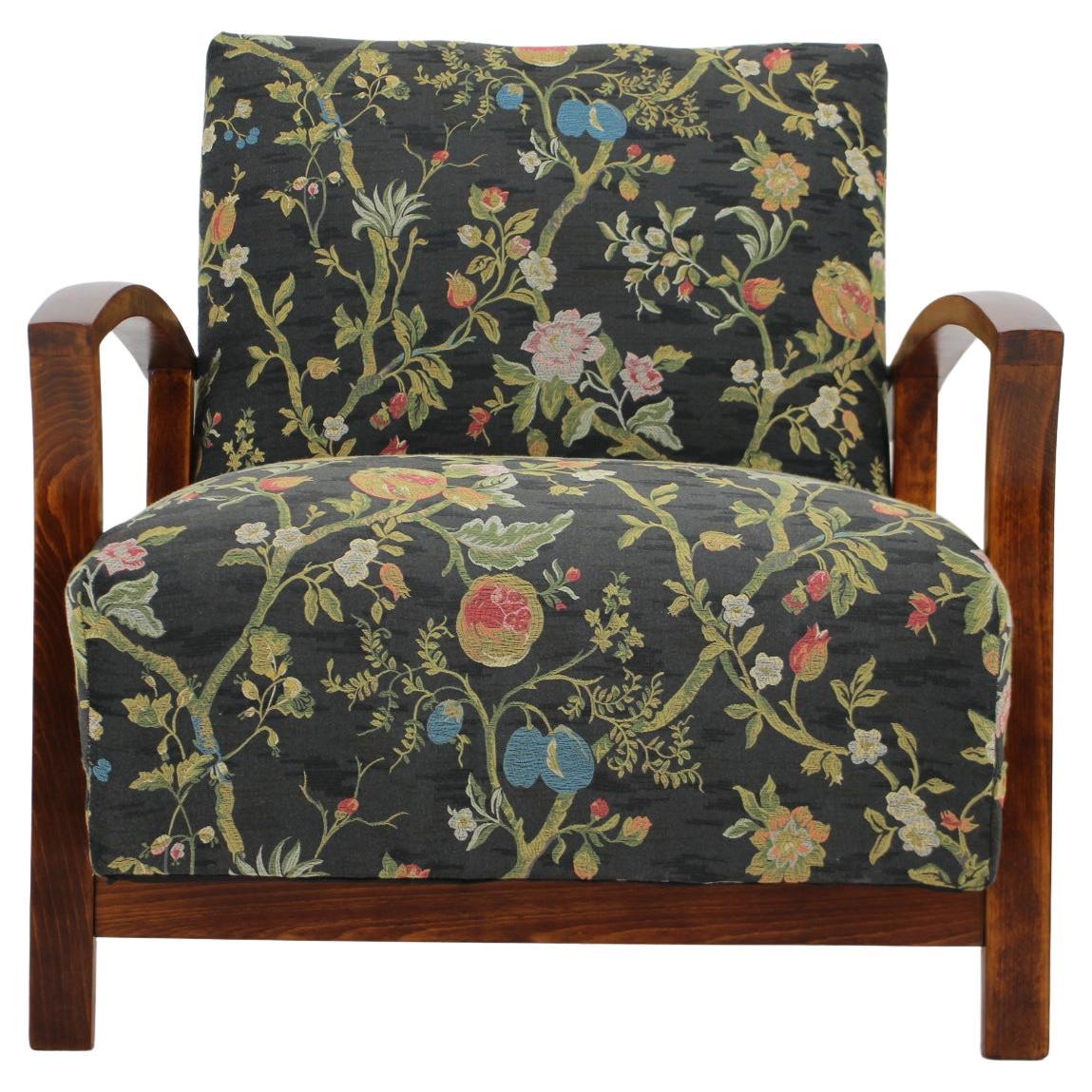 1940s Art Deco Adjustable Armchair, Czechoslovakia For Sale at 1stDibs