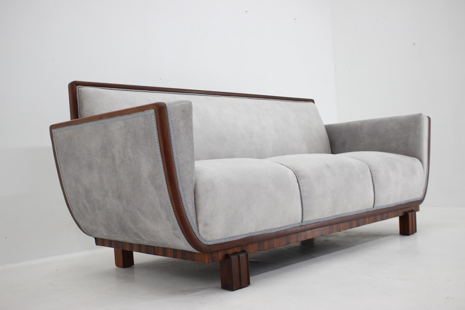 1940s Art Deco Sofa , Denmark For Sale at 1stDibs