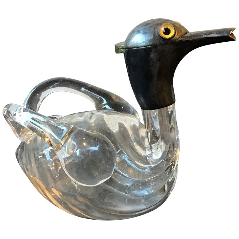 1940s Austrian Duck Decanter For Sale at 1stDibs