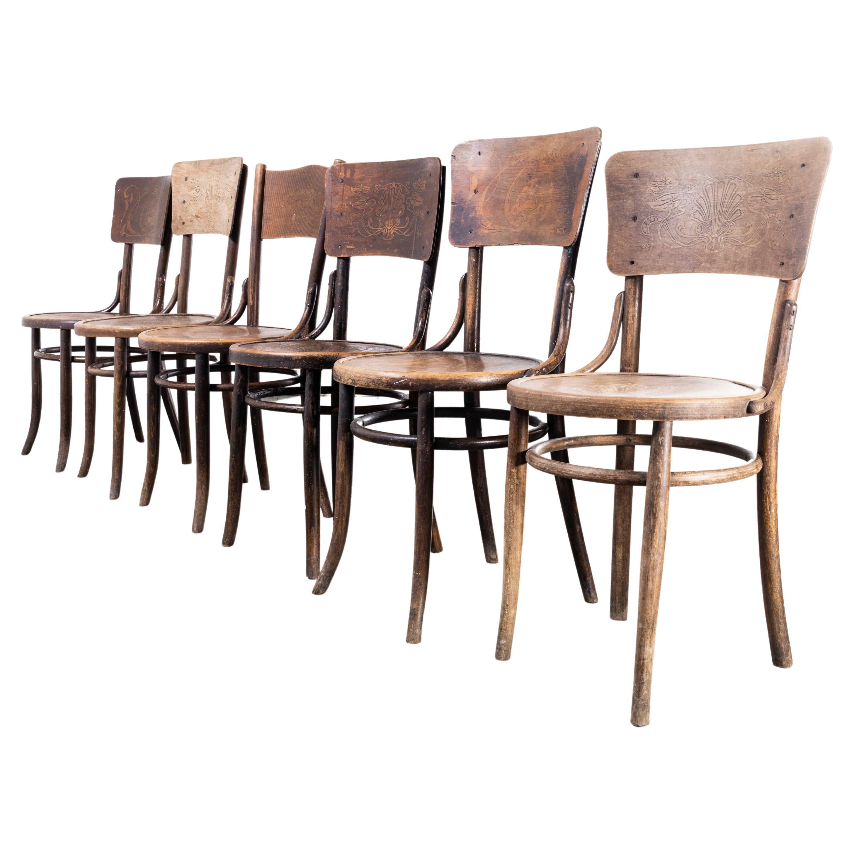 Six Sculptural Form 'Turin School' Walnut and Mohair Dining Chairs ...